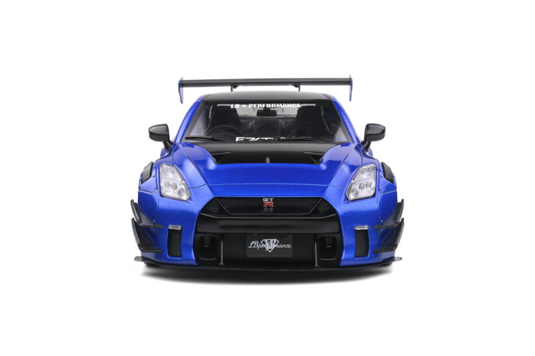 Nissan GTR (R35) Liberty Walk 2020 Blue – Miniaturas