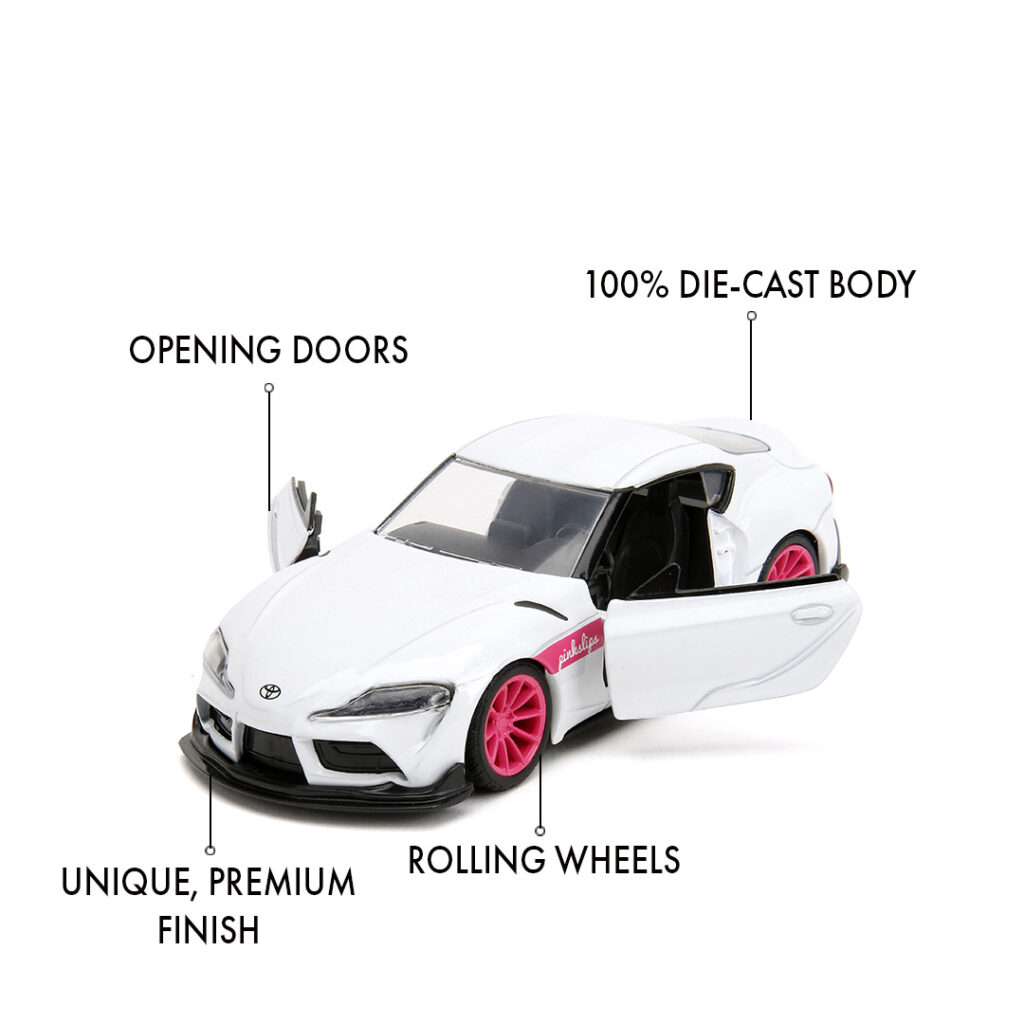 Toyota Supra 2020 PINK SLIPS 1:32 – Miniaturas